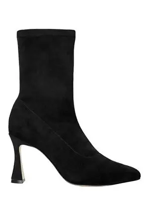 L'Agence Severine Stretch-suede Boots - Black Suede