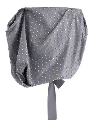 Maticevski Malia Studded Top - Grey