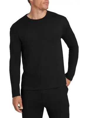 Tommy John Long Sleeve Crewneck Shirt Black
