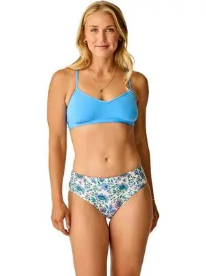 Carve Designs Compression Bottom - Cloud Multifloral