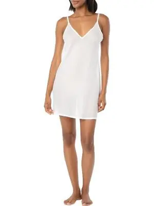 Helen Jon V-neck Slip - White