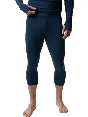 BACKCOUNTRY Cedars Rws Merino Midweight 3/4 Baselayer Bottom - Midnight Blue