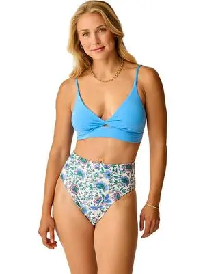 Carve Designs Lani Pocket Compression Bottom - Cloud Multifloral