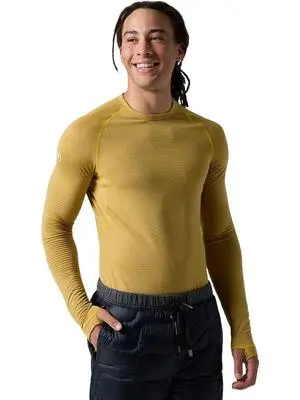 BACKCOUNTRY Pines Microgrid Ultra-lt Baselayer Crew Top - Hot Spot