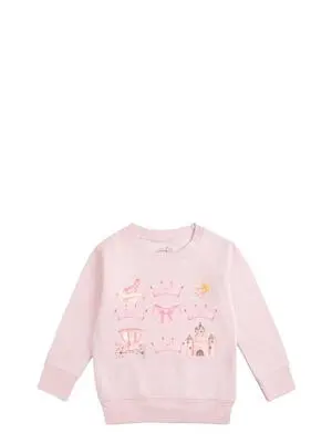 SWEET WINK Princess Cutie Sweatshirt - Ballet Pink