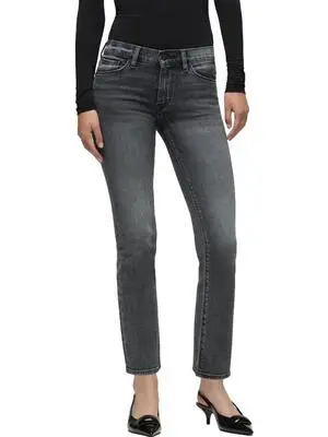 HUDSON JEANS Nico Mid-Rise Straight Ankle Jean