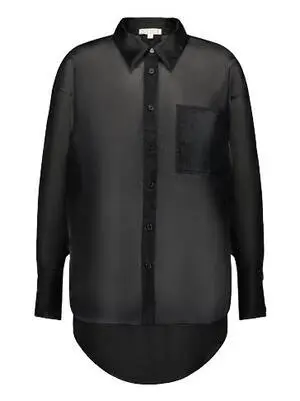 SAEMDI Oversized Organza Shirt