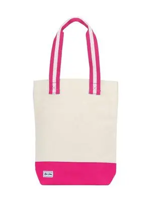 AME & LULU Hamptons Wine Tote - Pomegranate
