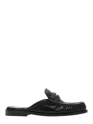 Burberry Cadet Loafer Mule Black