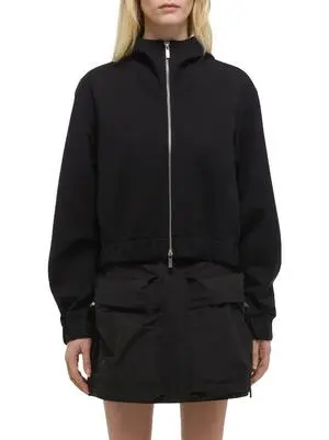 Helmut Lang Hooded Front-zip Jacket - Black