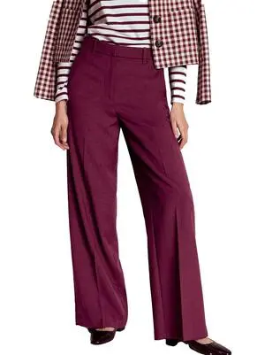 Boden Belgravia Straight-leg Pants - Deep Wisteria