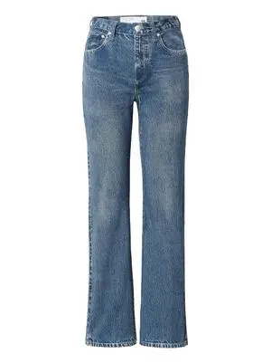 Rag & Bone Miramar Terry Shea Relaxed Straight-leg Jeans - Almeda