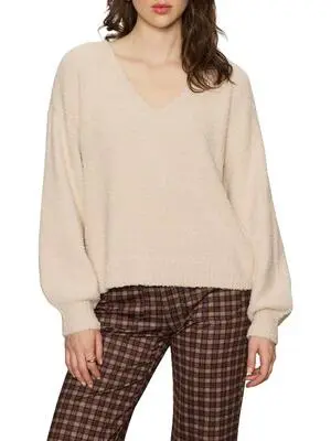Sanctuary Teddy Shine Sweater - Light Oat Beige