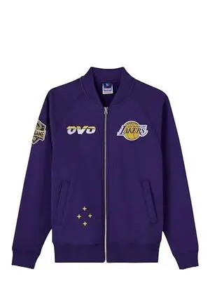 OVO Nba Los Angeles Lakers Fleece Jacket - Purple