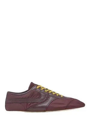 Dries Van Noten Leather Sneaker - Red