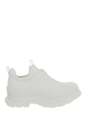 Alexander McQueen Tread Slick Zip Up Sneakers - White