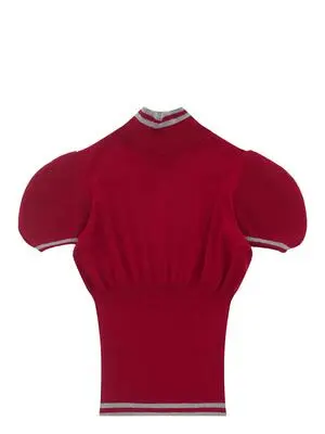 KIKO KOSTADINOV Simone Knit Top - Red