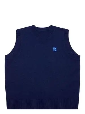 ADER ERROR Knitted Vest - Blue