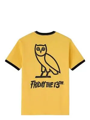 OVO X Friday The 13th Camper Ringer T-shirt - Yellow