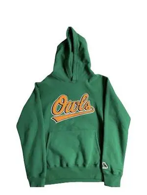 OVO Owls Script Hoodie - Forest Green
