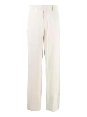 Patrizia Pepe High-waisted Twill Tailored Trousers - Neutrals