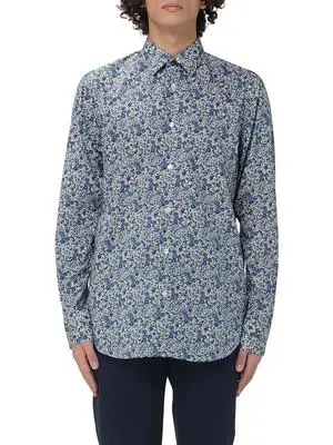 Paul Smith Shirt Men Gnawed Blue