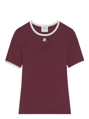 COURREGES T-shirt - Burgundy