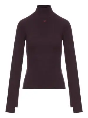 COURREGES Sweater - Burgundy