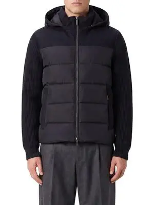 MOORER Moorer Quilted Wool And Cashmere Down Jacket With Hood