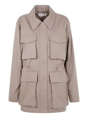 RÓHE Collared Jacket - Beige