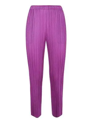 Issey Miyake Pleated Trousers Fuchsia