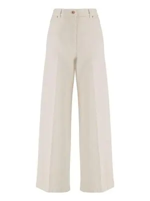 Aspesi Wide Leg Jeans - Beige