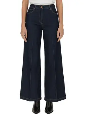 Aspesi Wide Leg Jeans - Denim