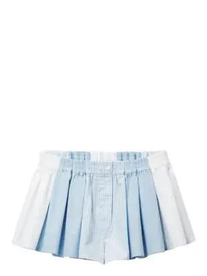 Alexander Wang Pleated Shorts - Blue