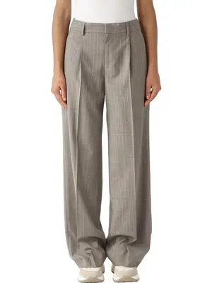 PT TORINO Wide Leg Trousers - Dove Grey