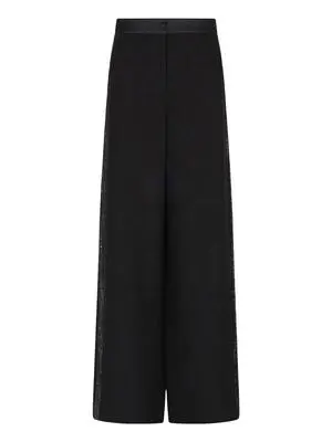 Giorgio Armani Wide Leg Trousers - Multicolor