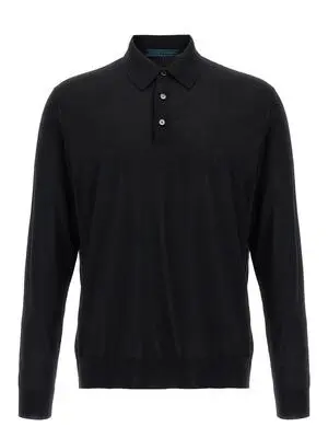 Kiton Polo Shirt - Black