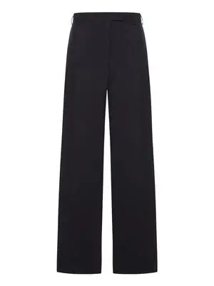 Dries Van Noten Wide Leg Trousers Black
