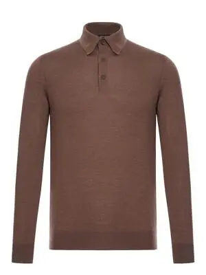 Zegna Polo Shirt Brown