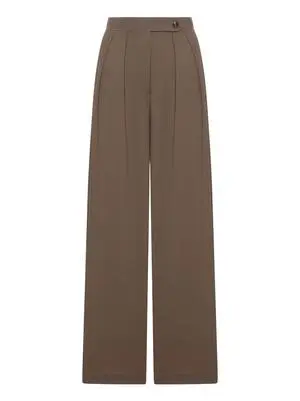 Dries Van Noten Wide Leg Trousers - Brown