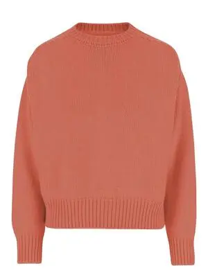 SA SU PHI Pullover Sweater - Orange
