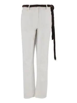 DARKPARK Straight Leg Pants - White