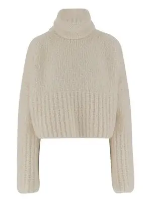SA SU PHI Pullover Sweater - White