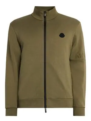 Moncler Fleece Full-zip Jacket - Green
