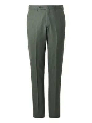 Sid Mashburn Kincaid No. 3 Straight-leg Wool Suit Trousers - Green