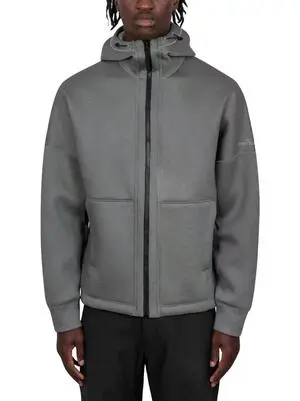 Stone Island Scuba Zipped Hoodie - Grey