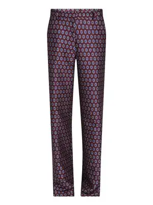 Dries Van Noten Straight-leg Jacquard Pants - Redpat