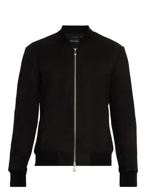 Monfrère Maverick Bomber Jacket - Suede Noir