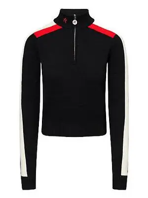Perfect Moment La Tour High-neck Wool Jumper - Black