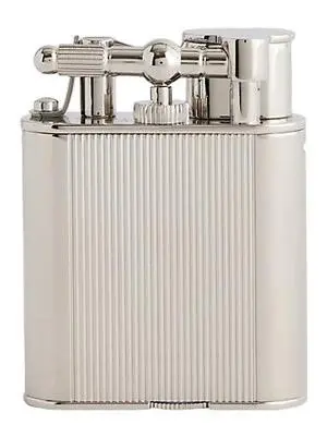 Dunhill Turbo Lighter Lines Palladium-brass - Silver